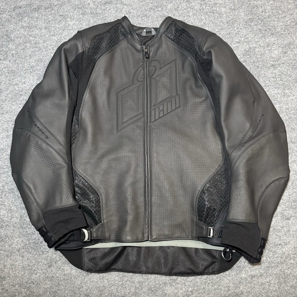 ICON | Jackets & Coats | Icon Hypersport Prime Mens Xl Black Leather ...